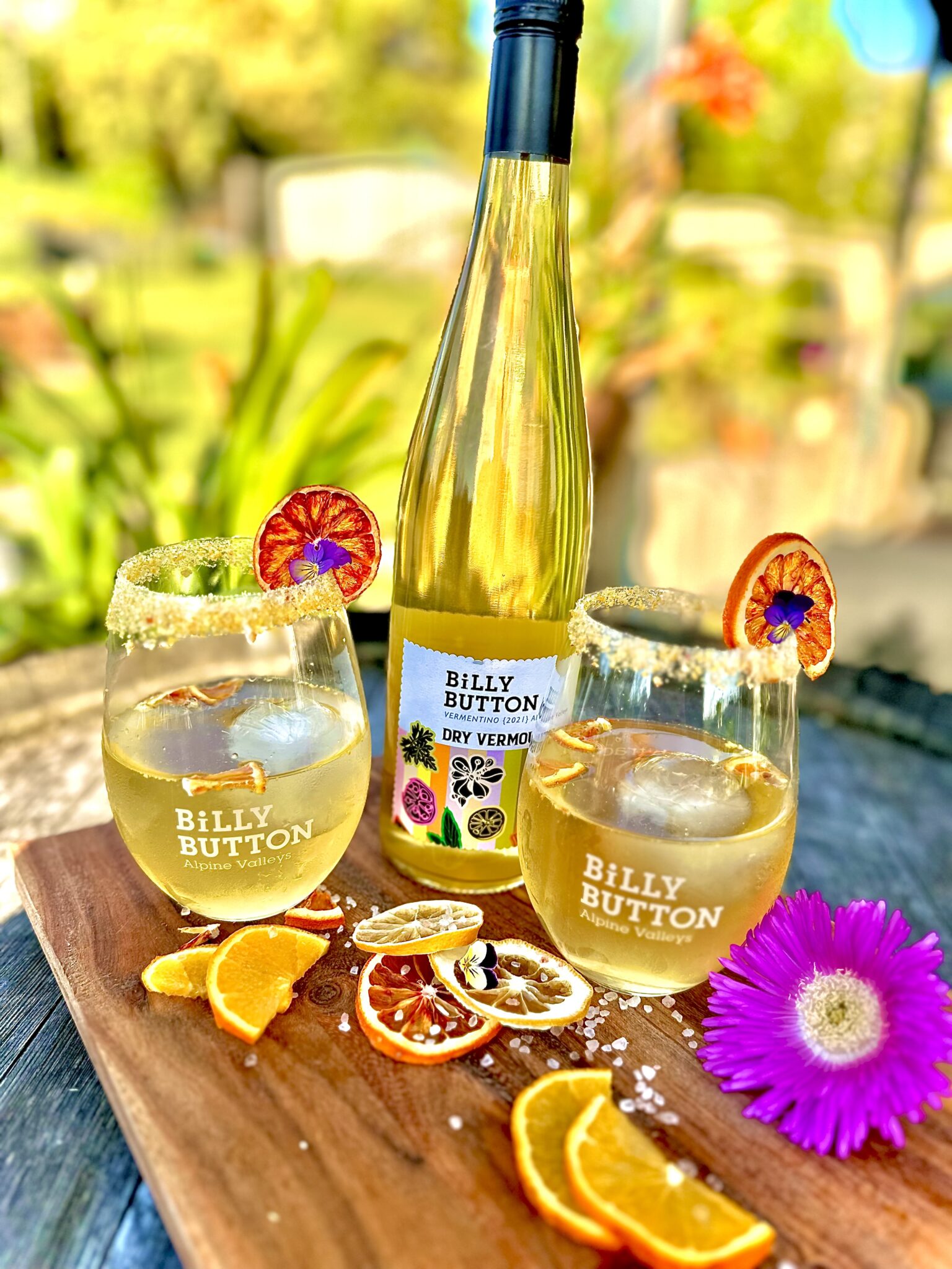 'Vermentino' Dry Vermouth - 'Yuzutini' Cocktail - Billy Button Wines